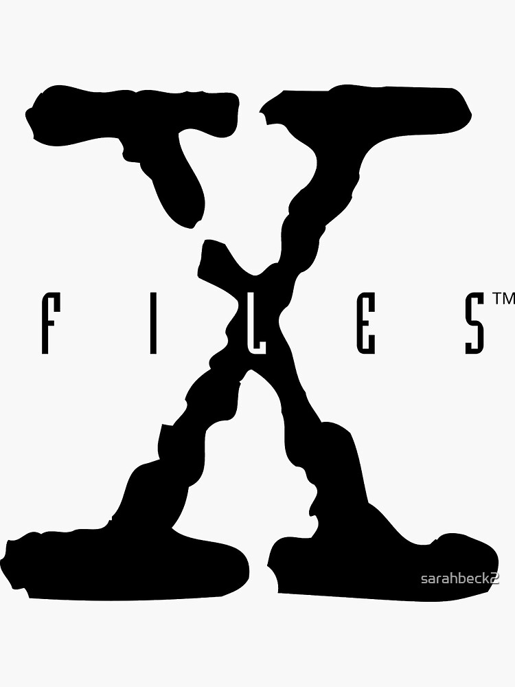 "X Files" Sticker for Sale by sarahbeck2 | Redbubble