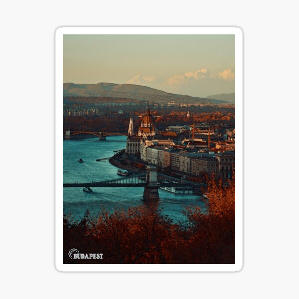 "Budapest Hungary City" Sticker for Sale by PostersStickers | Redbubble
