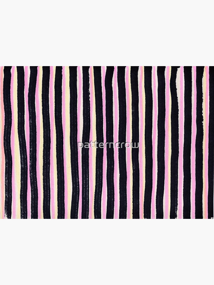 "Vertical black, pink and yellow striped pattern with paper structure ...