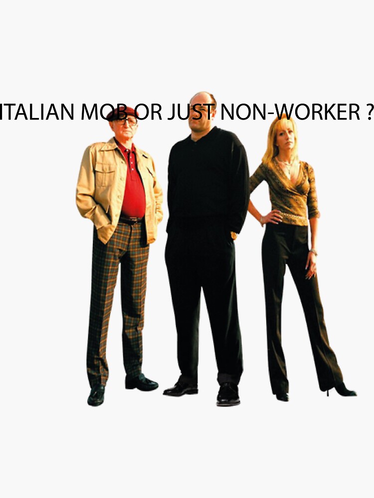 "italian mob?" Sticker for Sale by HeatMarket | Redbubble