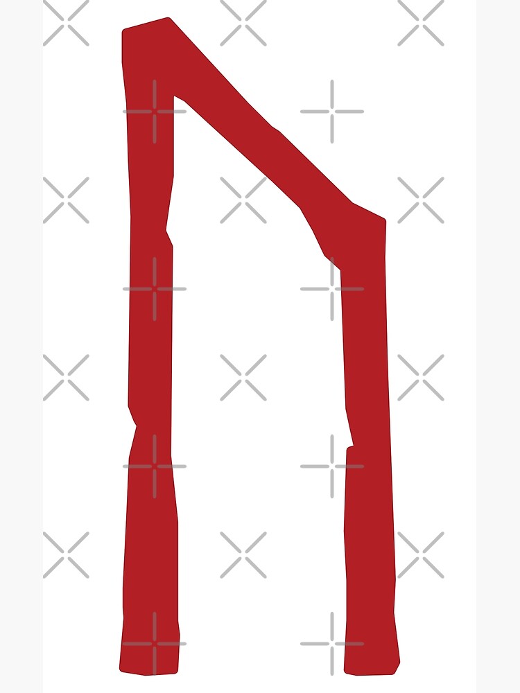 "Viking Rune - Uruz Elder Futhark Runic Strength Symbol" Poster for ...