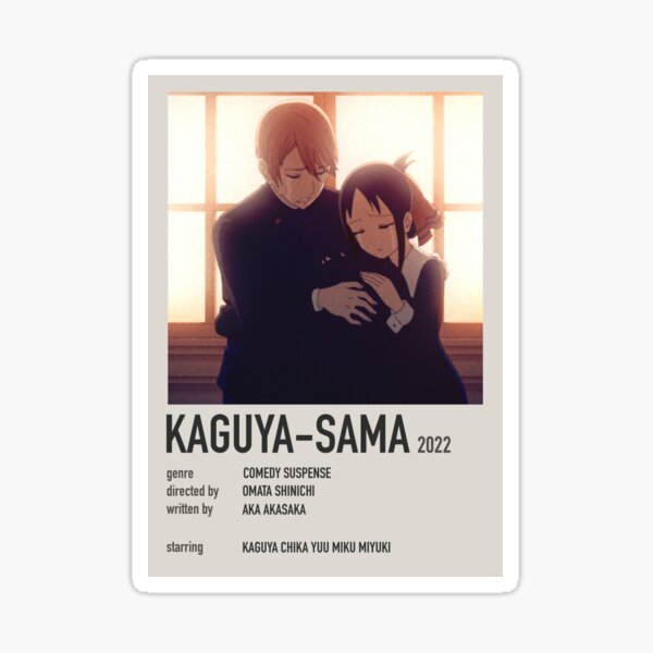 "Kaguya-sama" Sticker for Sale by MiikxCry | Redbubble