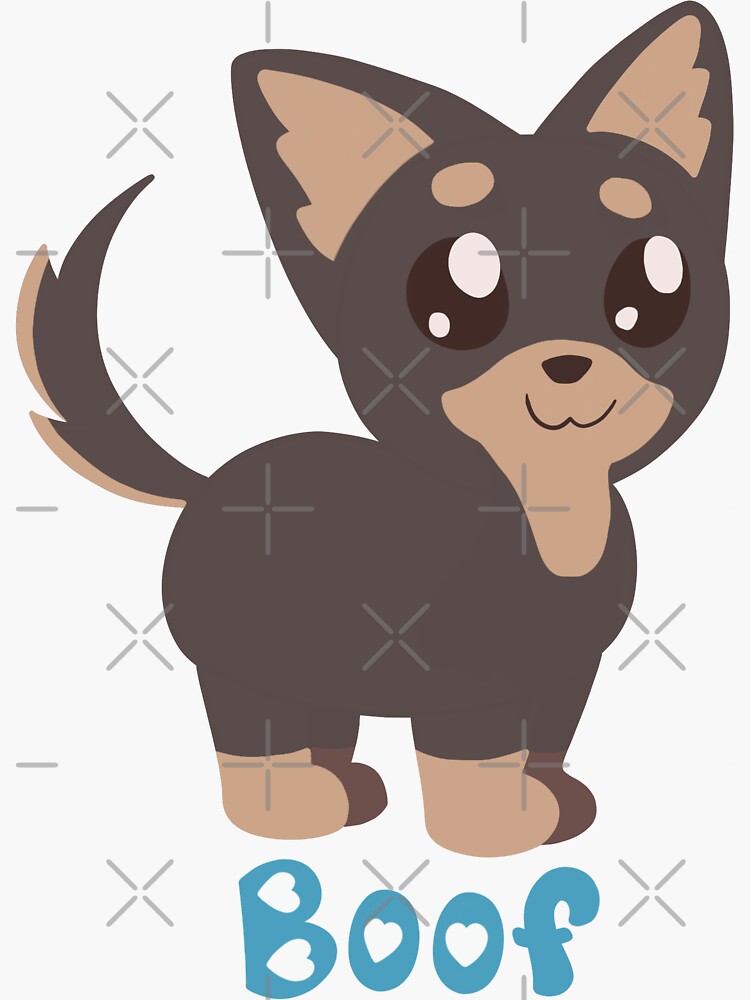 "Chibi Phoebe Boof Light Blue ver. " Sticker for Sale by AzureRose ...