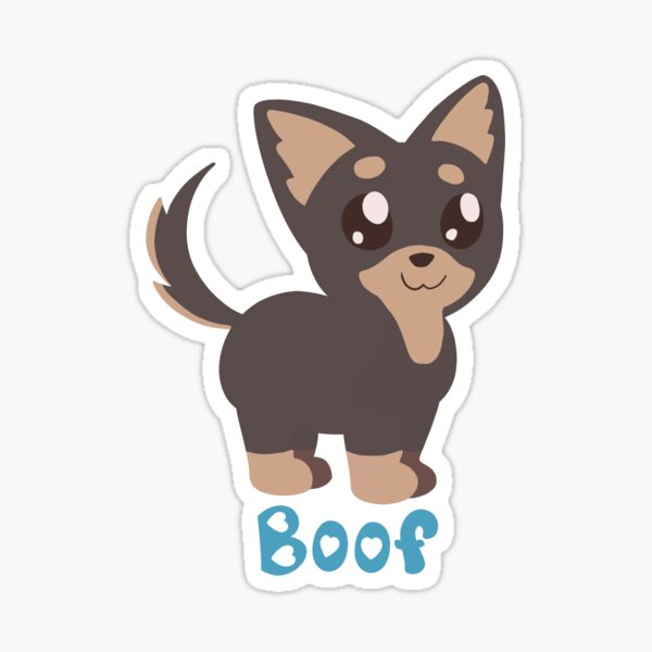 "Chibi Phoebe Boof Light Blue ver. " Sticker for Sale by AzureRose ...