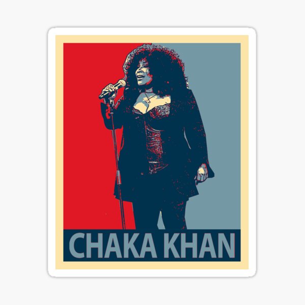 "Chaka Khan" Sticker for Sale by HailieCherry | Redbubble