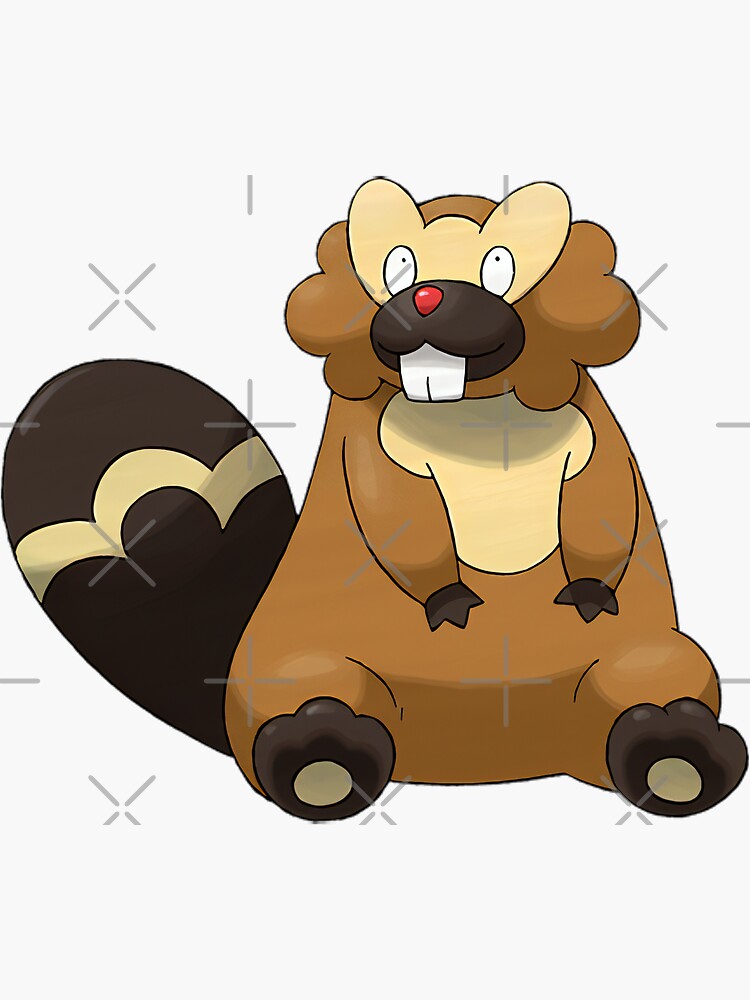 "Bibárel , Bídoof , Binácle Chibi Trending Anime Manga Chibi" Sticker ...