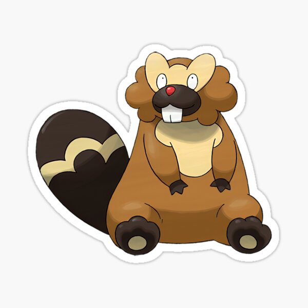 "Bibárel , Bídoof , Binácle Chibi Trending Anime Manga Chibi" Sticker ...