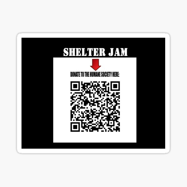 "Shelter Jam: Music Benefiting the Humane Society" Sticker for Sale by ...