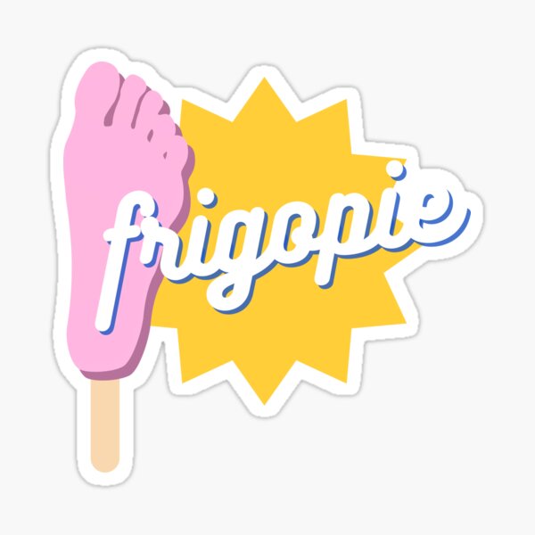 "Frigopie ice cream funny" Sticker for Sale by tokki-drawings | Redbubble