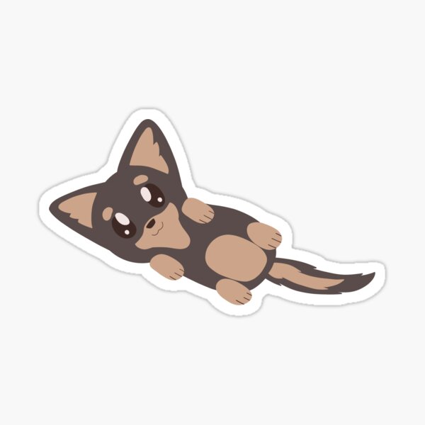 "Chibi Phoebe Belly Rub" Sticker for Sale by AzureRose | Redbubble