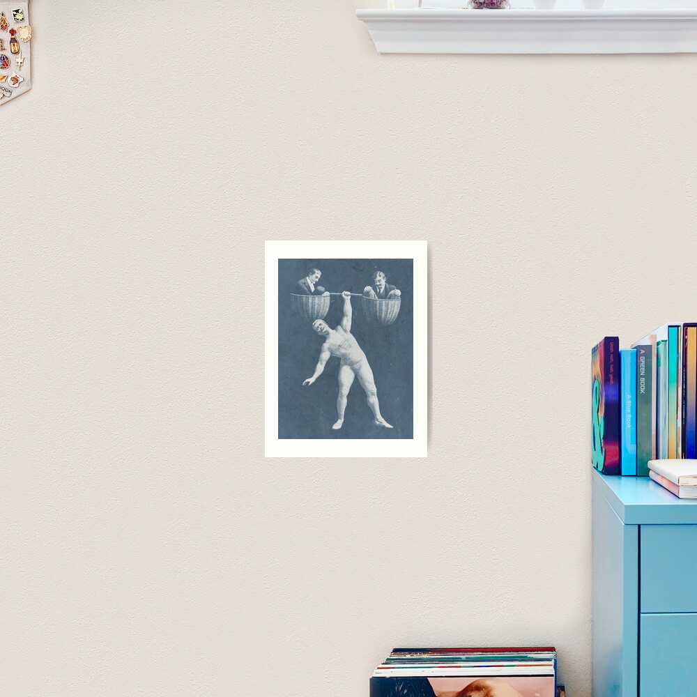 "Vintage Bodybuilder Strongman Showman Eugen Sandow" Art Print for Sale ...