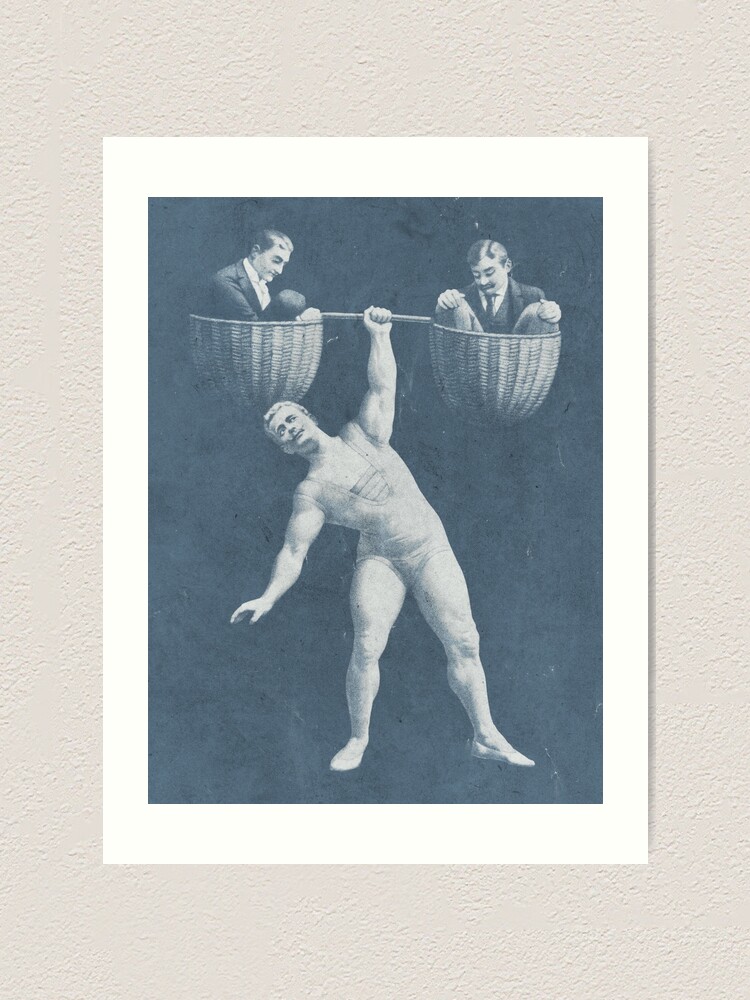 "Vintage Bodybuilder Strongman Showman Eugen Sandow" Art Print for Sale ...