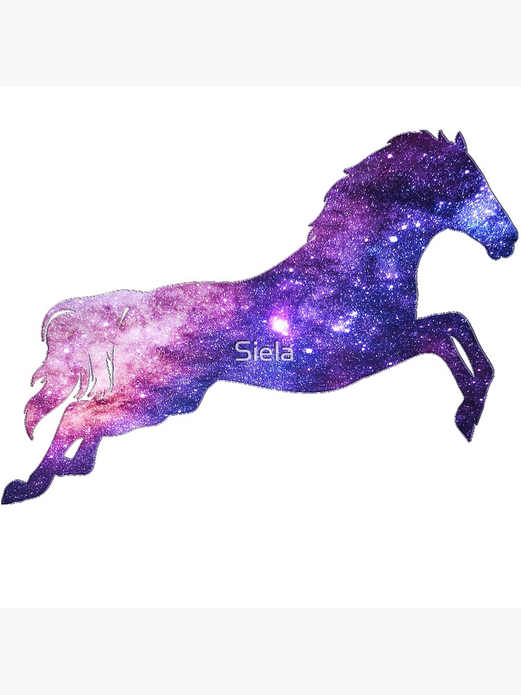 "Jumping Horse Animals Milky Way Galaxy Horses Outer Space Galloping ...