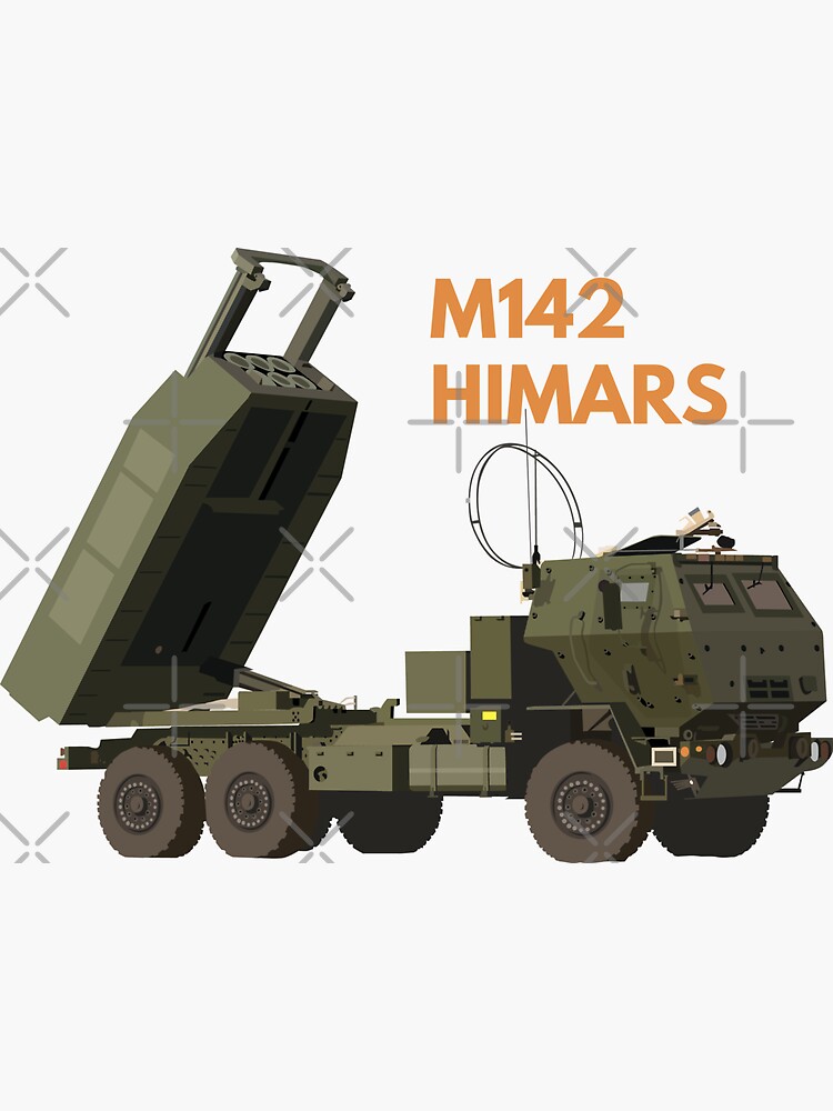 "M142 High Mobility Artillery Rocket System (HIMARS)" Sticker for Sale ...