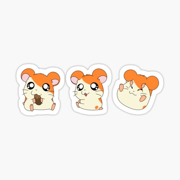 "Hamtaro" Sticker for Sale by samiron22214 | Redbubble