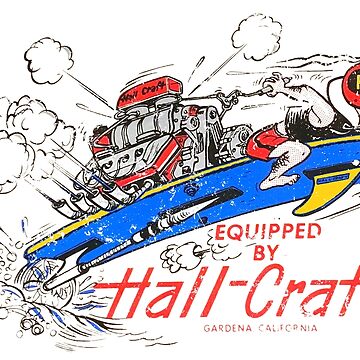 "Hall Craft Boats" Poster for Sale by Retrorockit | Redbubble
