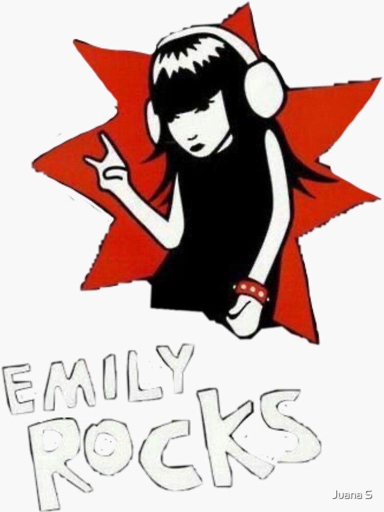 "Emily The Stranger" Sticker for Sale by juanisanse | Redbubble