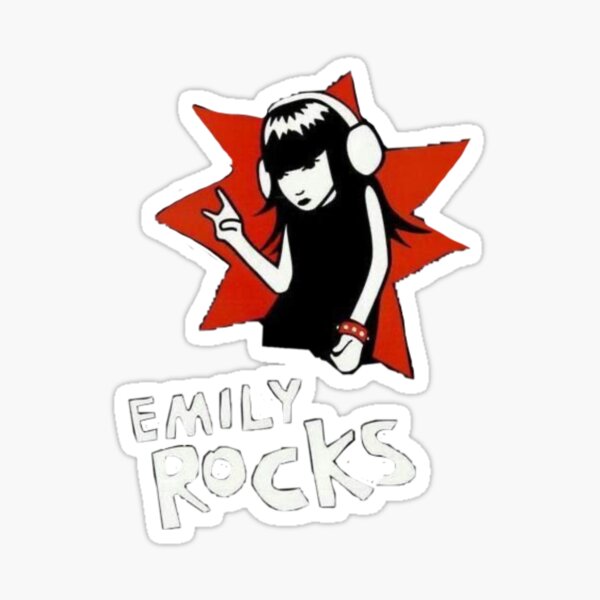 "Emily The Stranger" Sticker for Sale by juanisanse | Redbubble