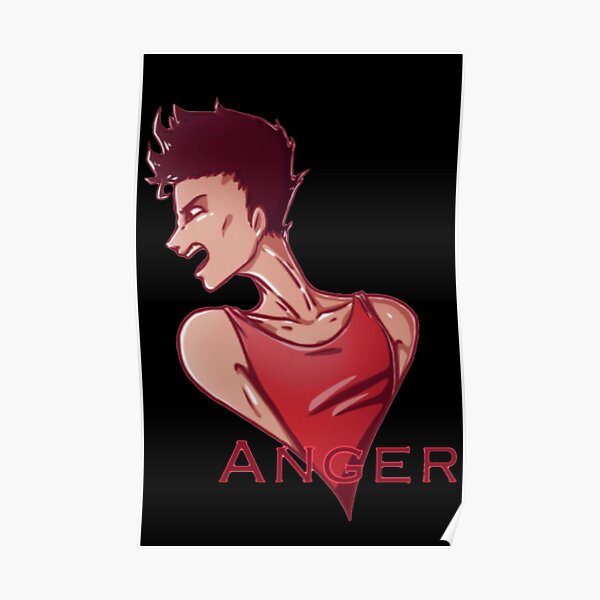 "Angry Emotion" Poster for Sale by ShnoobDesign | Redbubble
