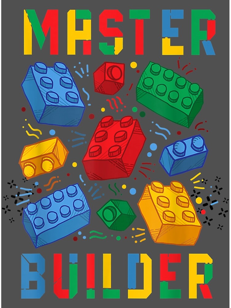 "Brick Builder Blocks Master Builder" Poster for Sale by coxewojo ...
