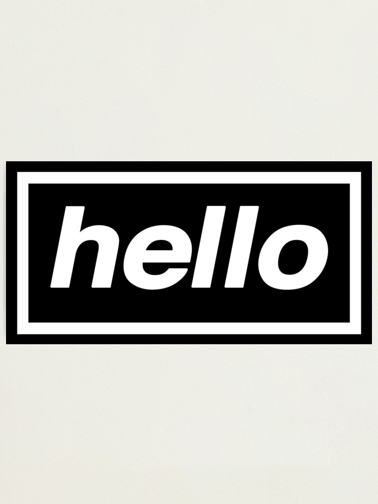 "Hello - OASIS Band Tribute - MADE IN THE 90s" Photographic Print for ...