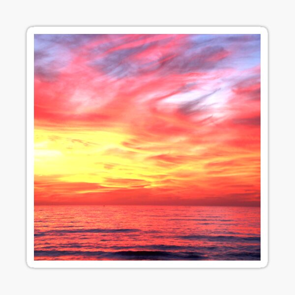 "burning sky" Sticker for Sale by KatisDesign | Redbubble