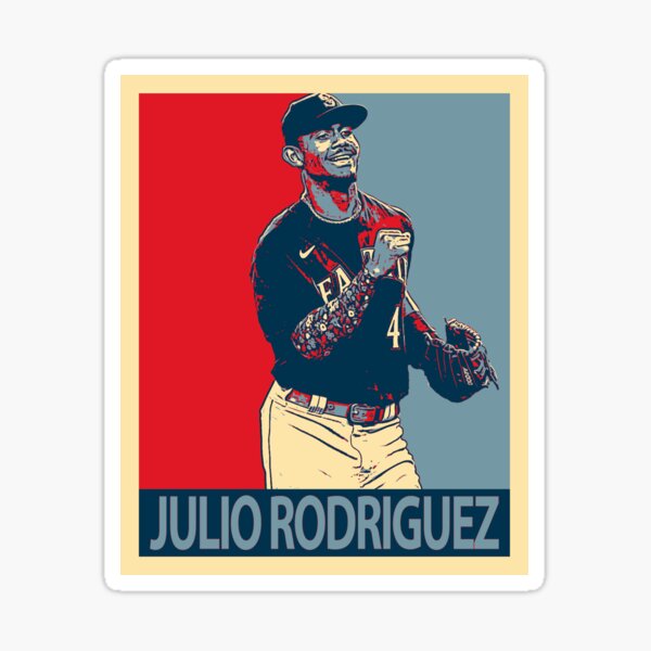 "Julio Rodriguez" Sticker for Sale by HailieCherry | Redbubble