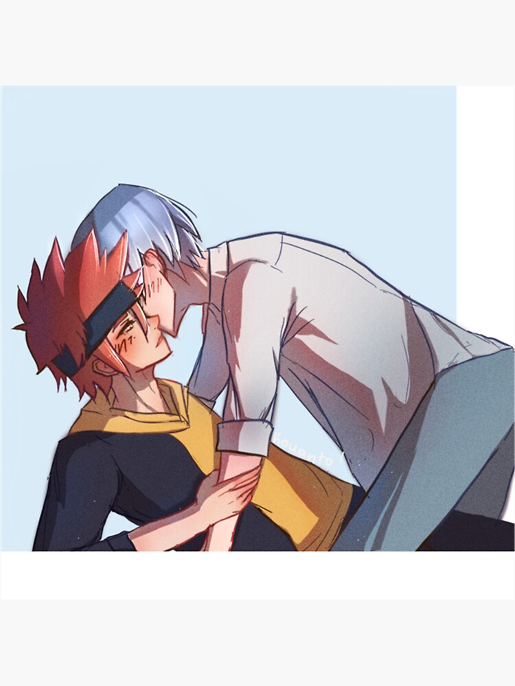 "Langa x Reki kiss Sk8 the Infinity " Sticker for Sale by ButterflyHil ...