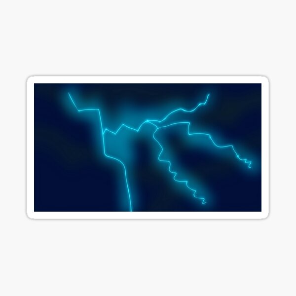 "Lightning Strike!" Sticker for Sale by Sh400r | Redbubble