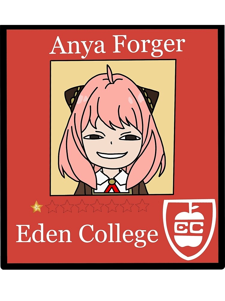"Anya Forger School ID" Poster for Sale by Designs-4-Kings | Redbubble