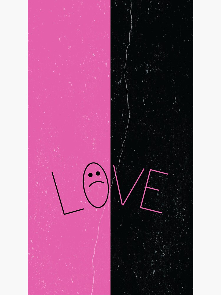 "Lil Peep LOVE" Sticker for Sale by GloriousArt22 | Redbubble