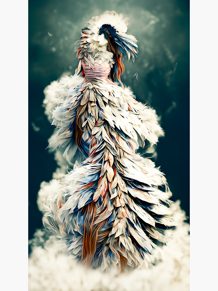 "Feathers X" Sticker for Sale by spacedove | Redbubble