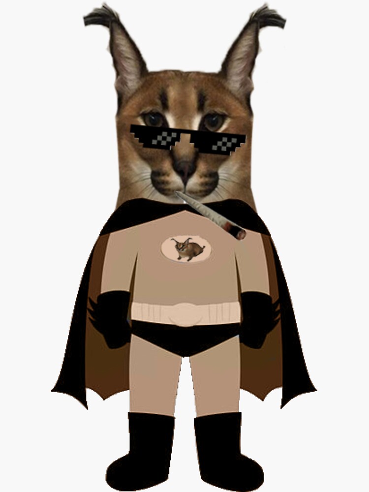 "big floppa" Sticker for Sale by DerexPro | Redbubble