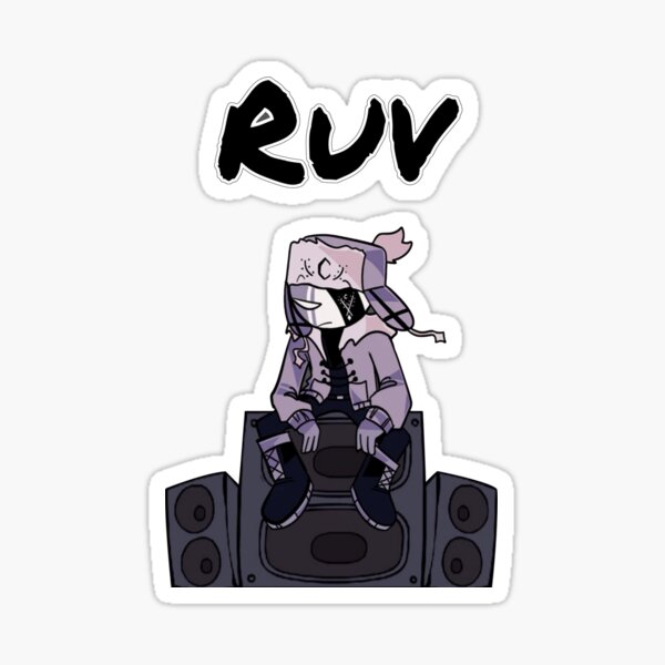 "RUV. Friday night funkin" Sticker for Sale by LuuAn | Redbubble