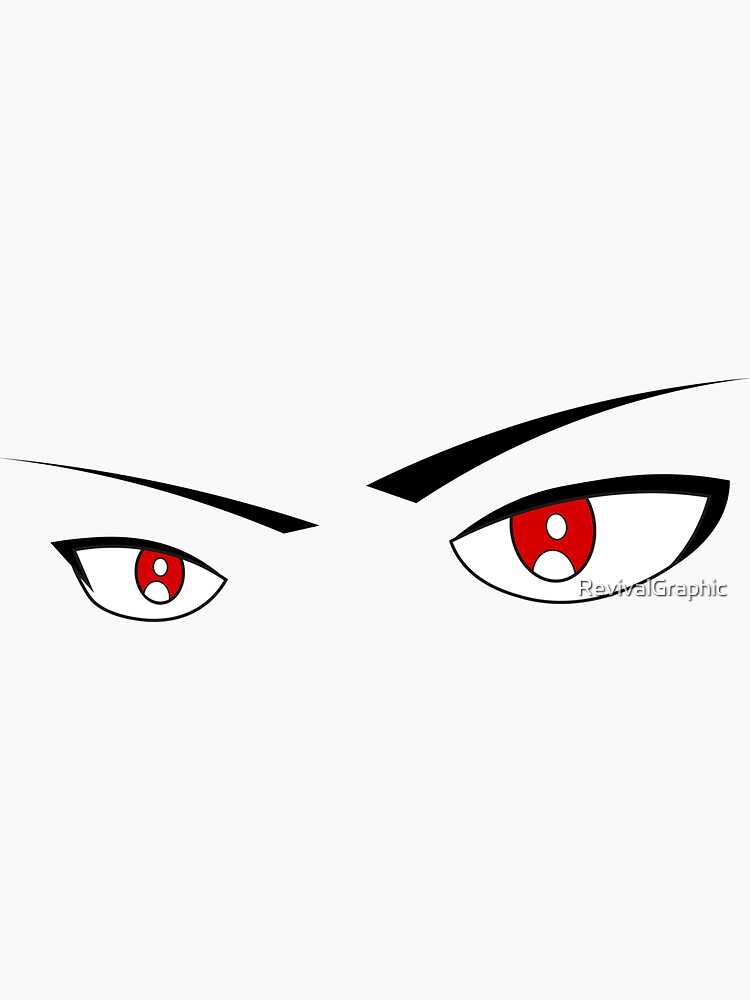"Red Eyes" Sticker for Sale by RevivalGraphic | Redbubble