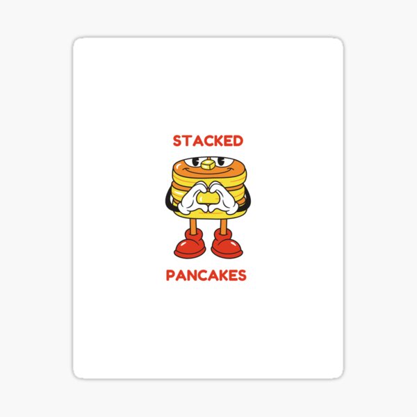 "stacked pancakes, international pancakes " Sticker for Sale by Wehay ...