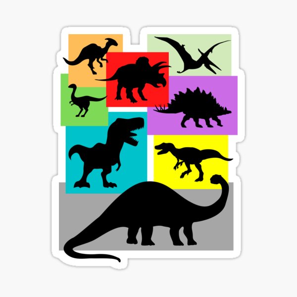 "Various Dinosaurs" Sticker for Sale by americancheez | Redbubble