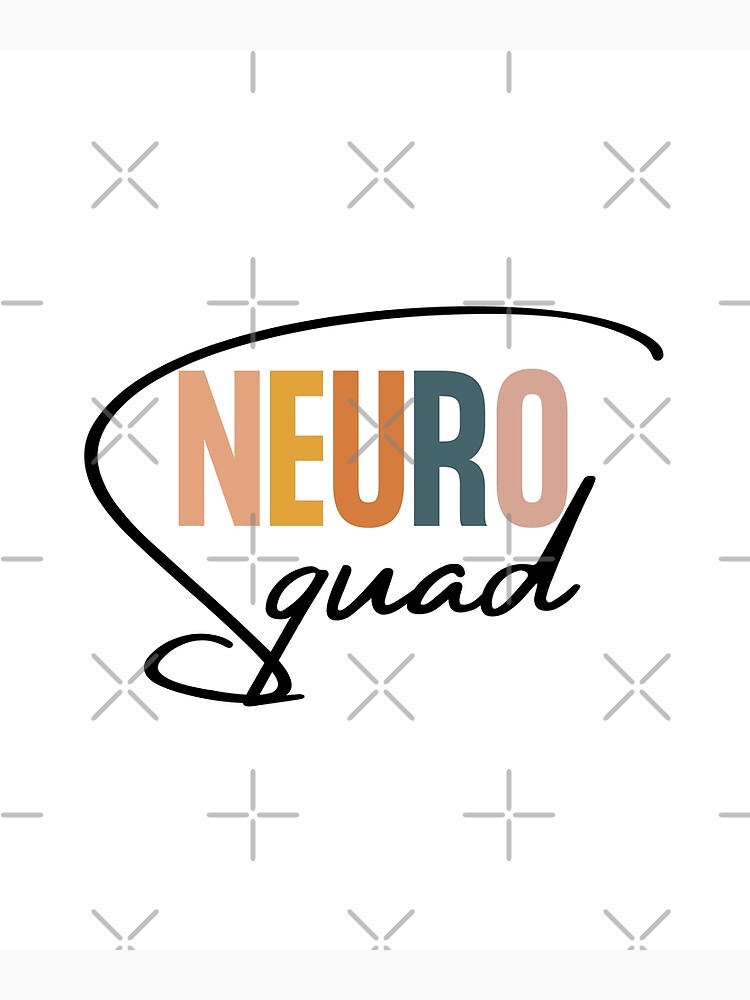 "Neuro Squad, funny Neuro" Poster for Sale by yass-art | Redbubble