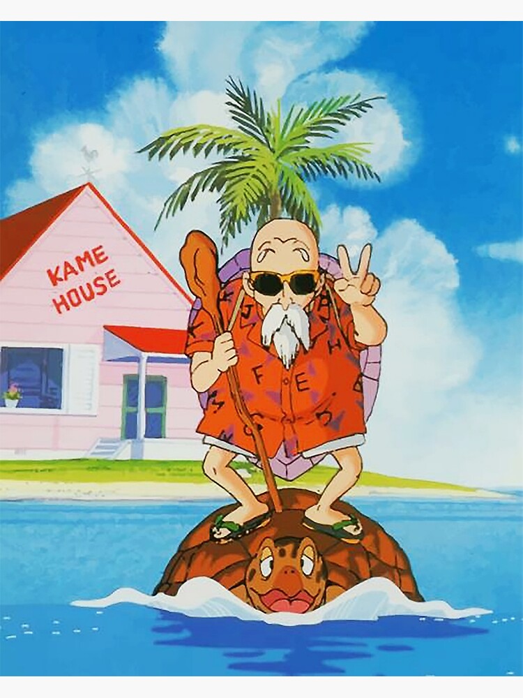 "kame house and turtle" Poster for Sale by magdalensimen | Redbubble