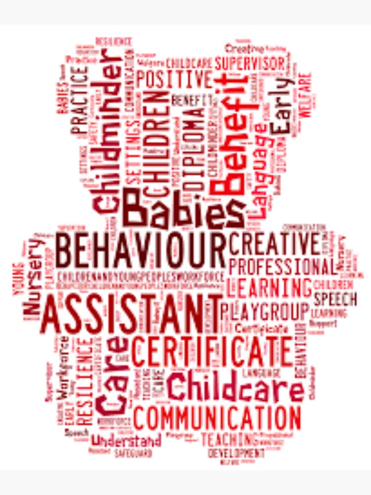 "Teddy bear word group print." Sticker for Sale by SuperStarStore ...