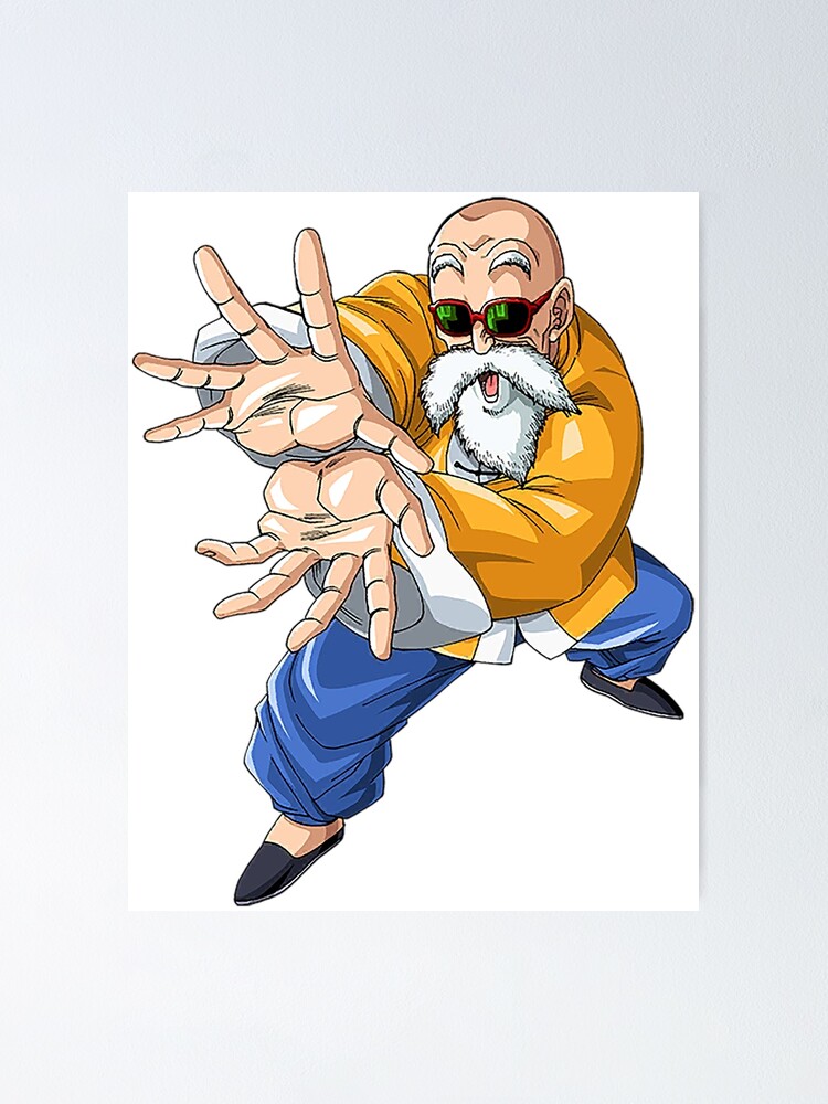 "kamehame roshi" Poster for Sale by magdalensimen | Redbubble