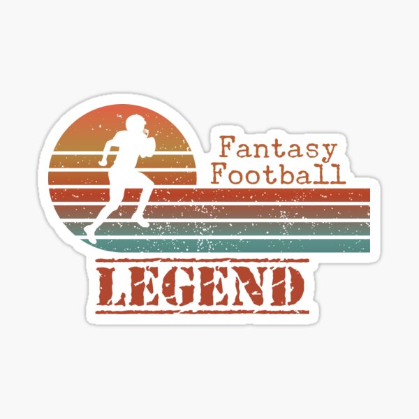 "Fantasy Football Legend - Retro American Football Player and Vintage ...