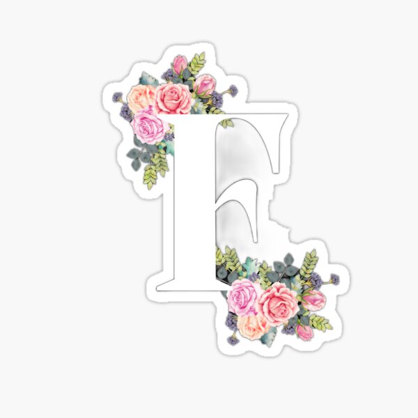 " Letter 'F' " Sticker for Sale by ColorsCrafts | Redbubble