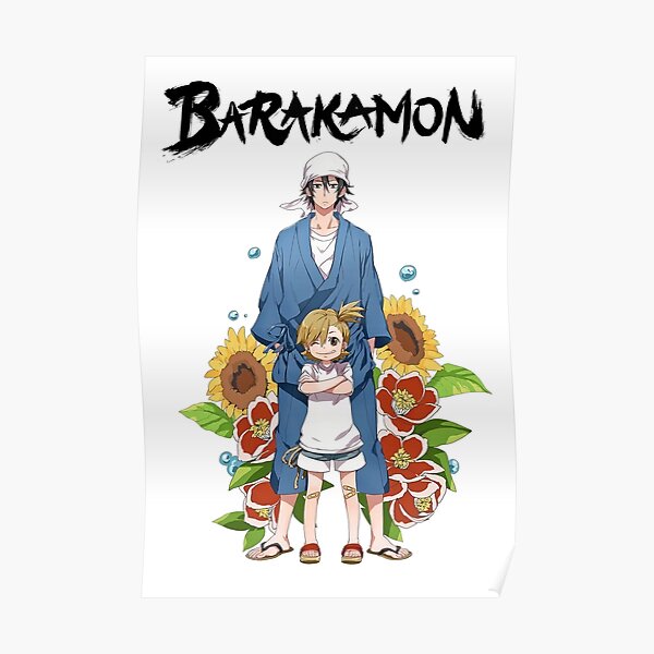 "Barakamon Sei Handa and Naru Kotoishi" Poster for Sale by OumaMerch ...