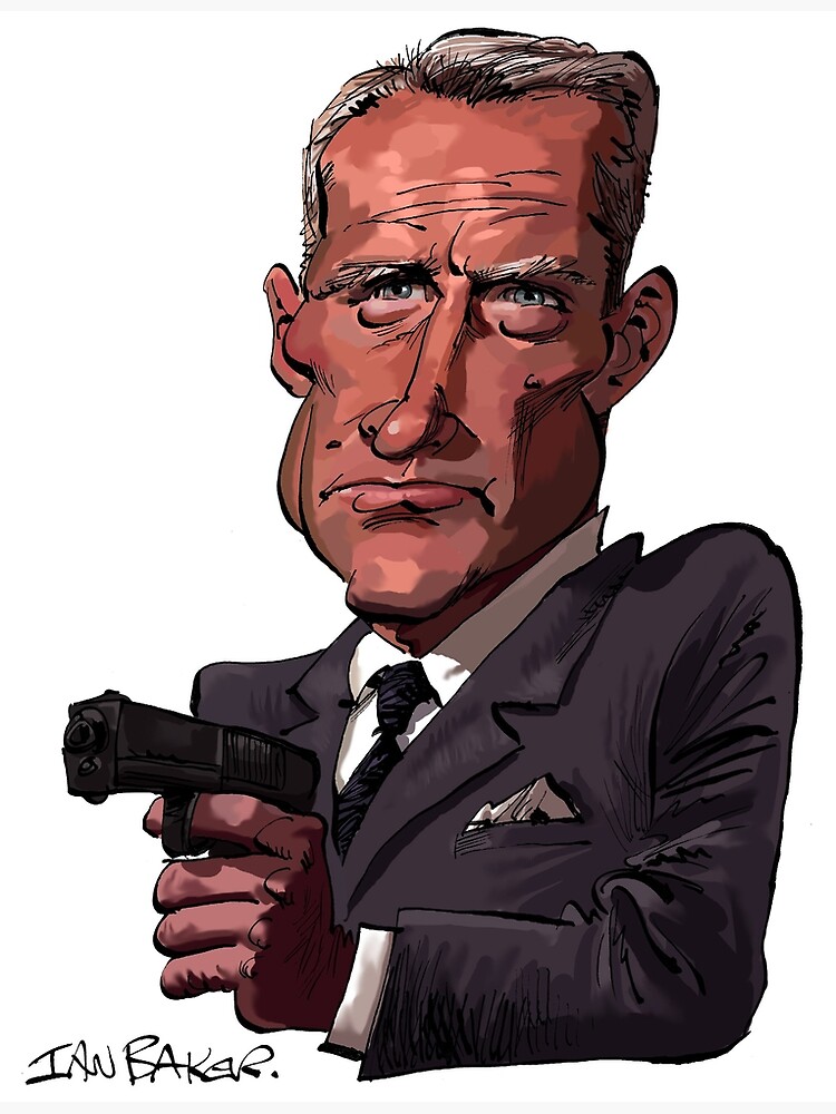 "Robert Shaw" Poster for Sale by IanBakerToons | Redbubble