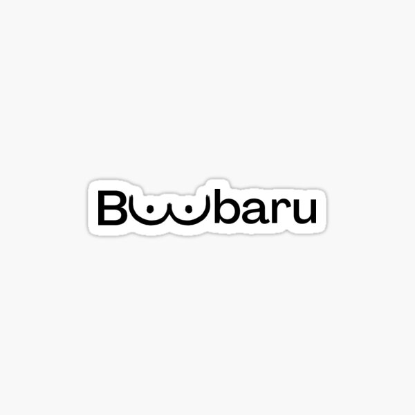 "Boobaru" Sticker for Sale by eutonyclothing | Redbubble