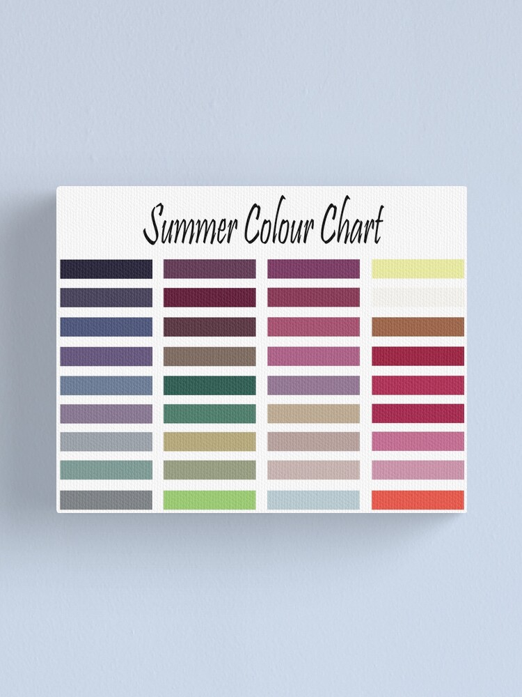 "Summer color swatch - Color Me Beautiful - Seasonal Color Palette ...