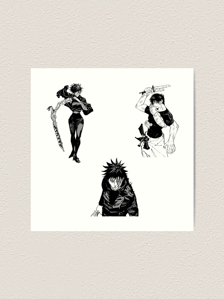 "Jujutsu Kaisen Zenin Pack" Art Print for Sale by DripCulture | Redbubble