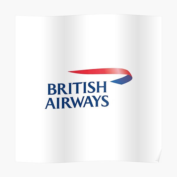 "the british flying logo" Poster for Sale by Mititem1938 | Redbubble