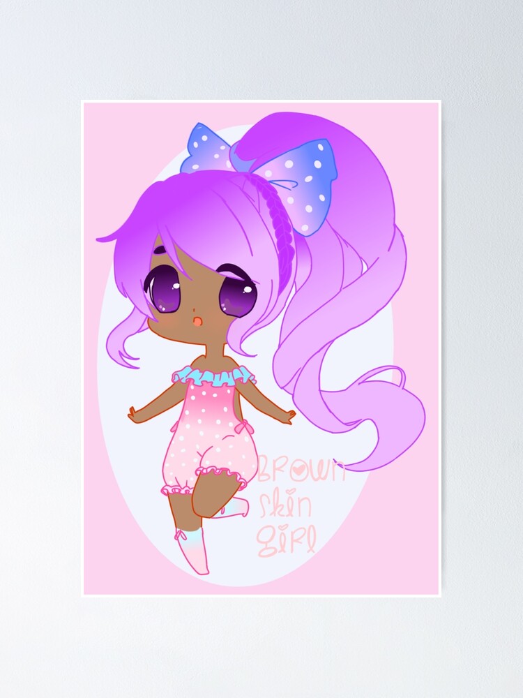 Brown Skin Girl Poster For Sale By Knottygirl Redbubble
